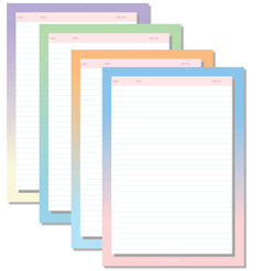 Designer A4 Project Papers For Students – Fun Lines