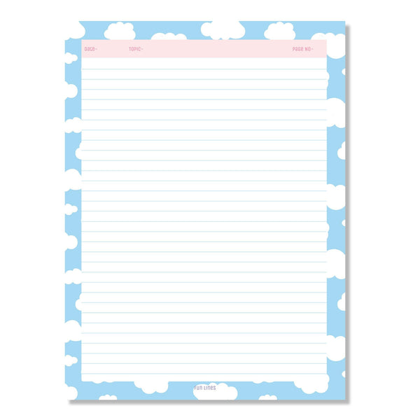 Designer A4 Project Papers For Students – Fun Lines