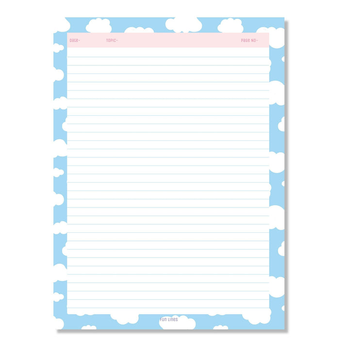 Designer A4 Project Papers For Students – Fun Lines