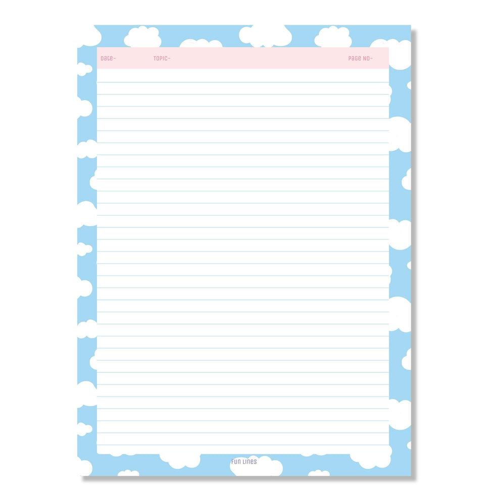 Designer A4 Project Papers For Students – Fun Lines