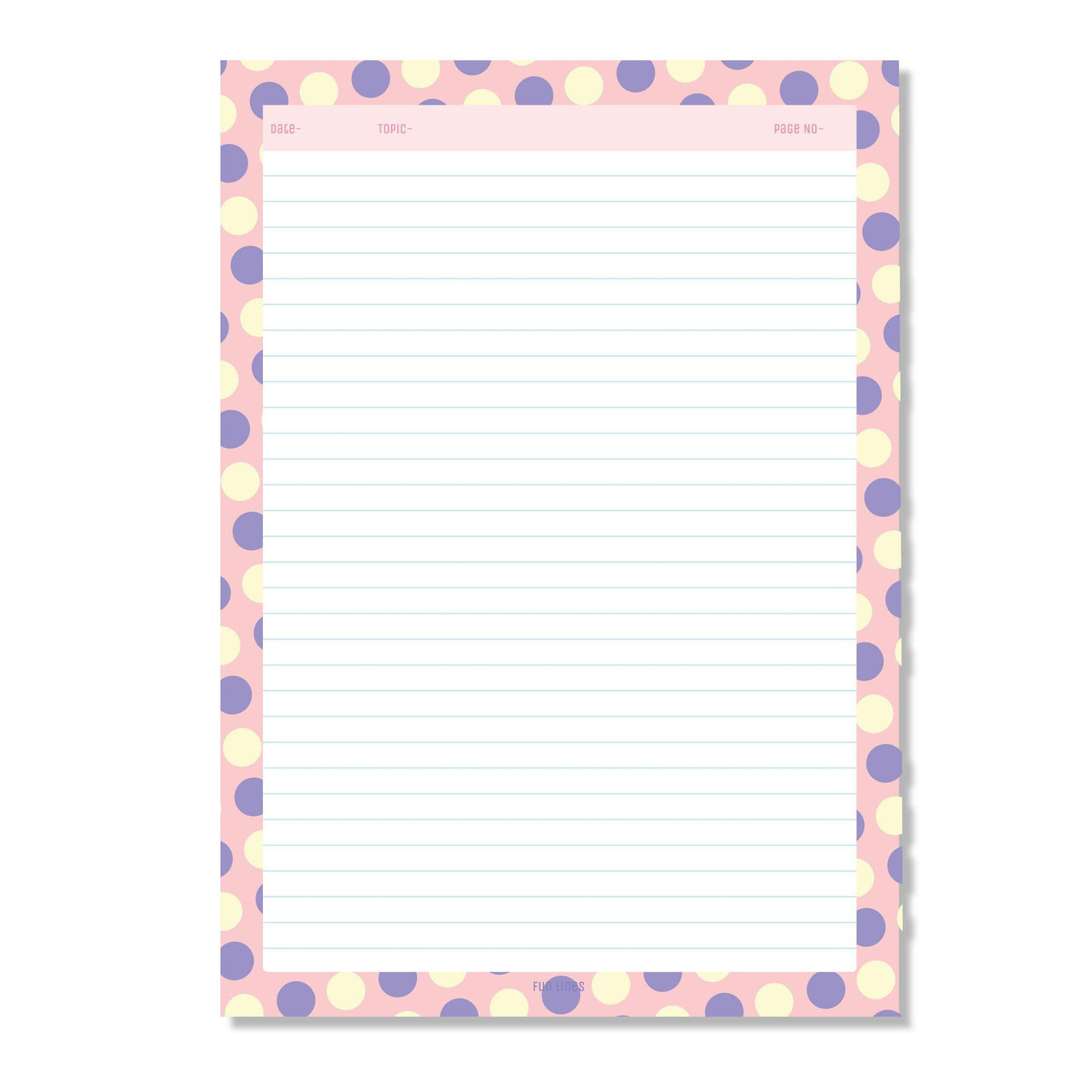 Designer A4 Project Papers For Students – Fun Lines