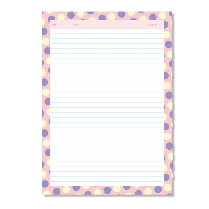 Designer A4 Project Papers For Students – Fun Lines