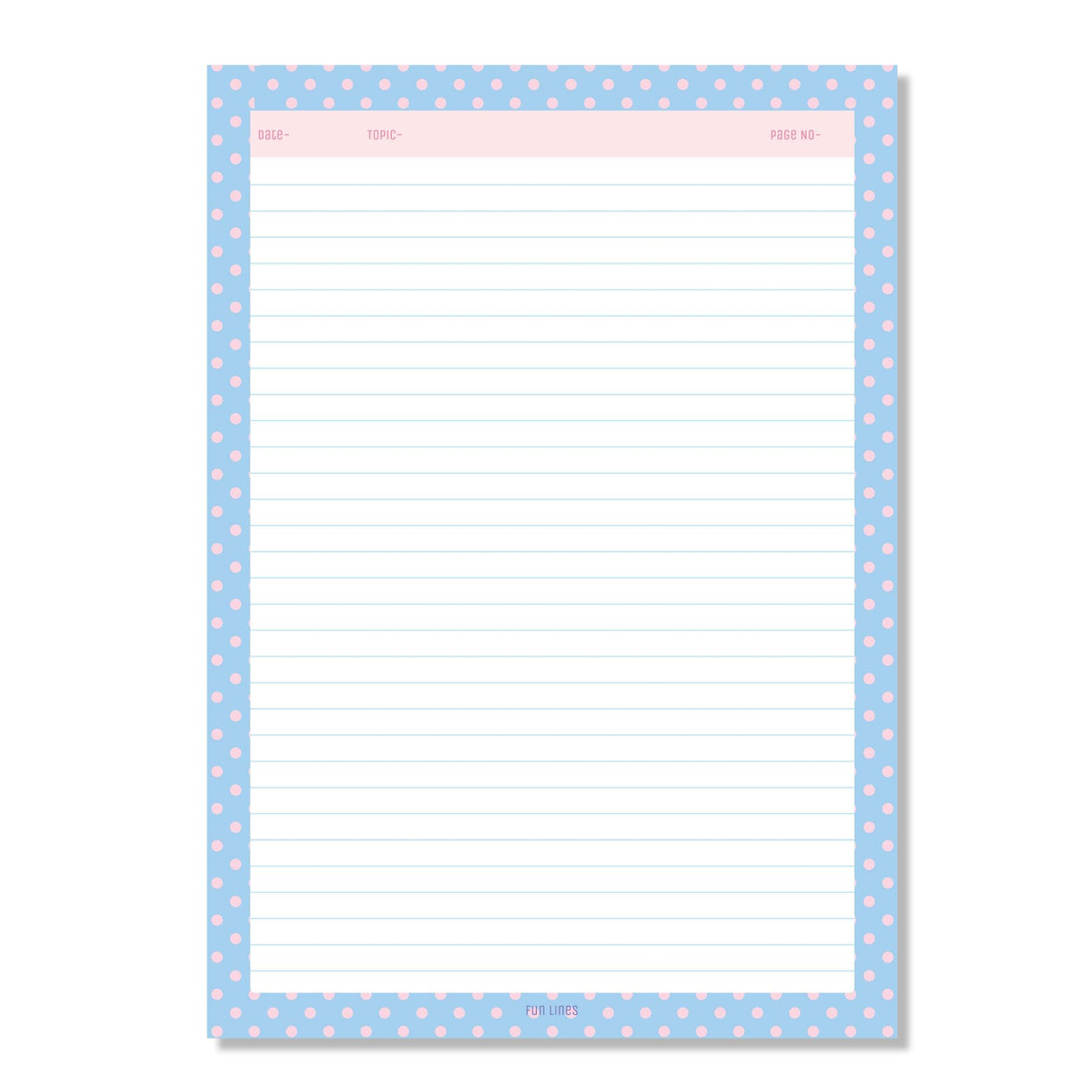 Designer A4 Project Papers For Students – Fun Lines