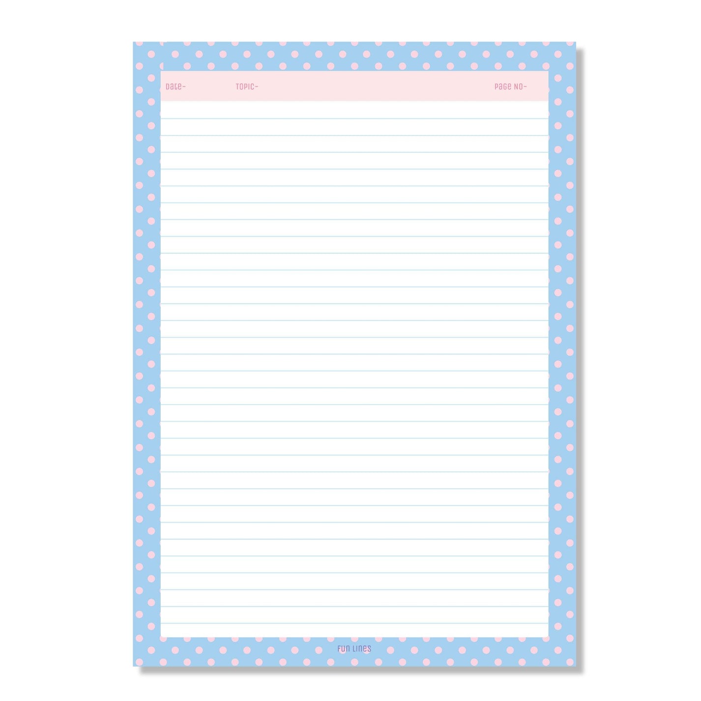 Designer A4 Project Papers For Students – Fun Lines