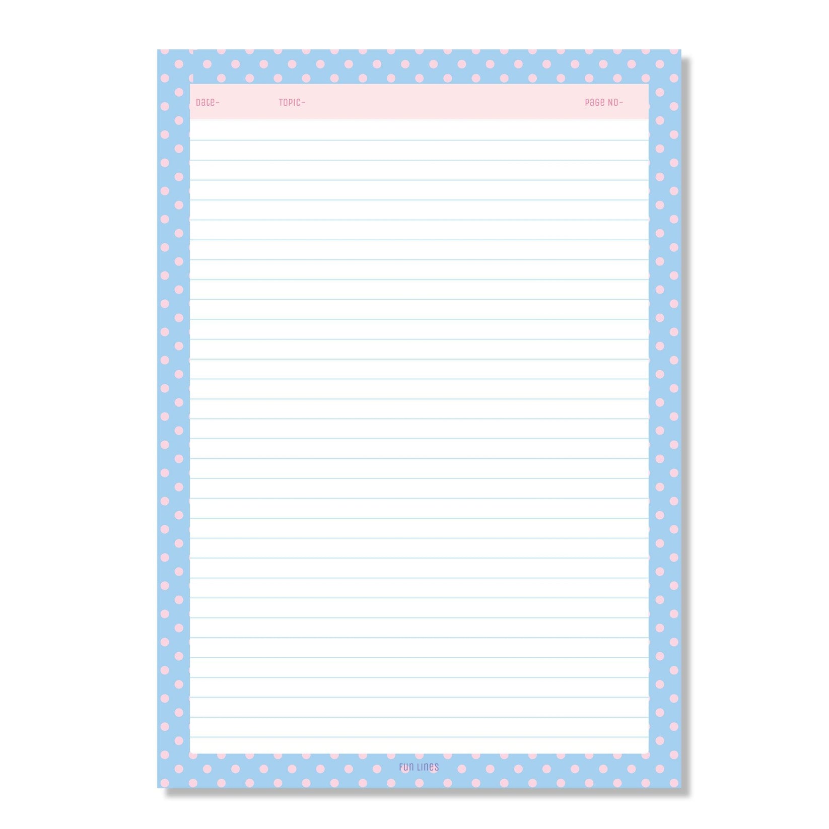 Designer A4 Project Papers For Students – Fun Lines