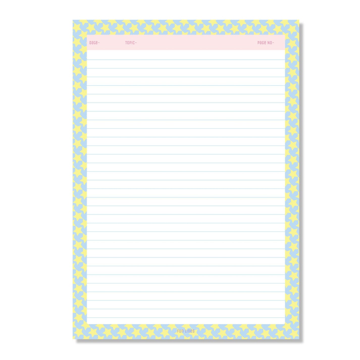 Designer A4 Project Papers For Students – Fun Lines
