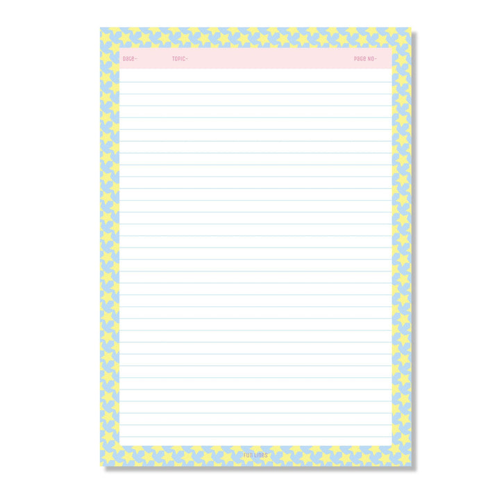 Designer A4 Project Papers For Students – Fun Lines