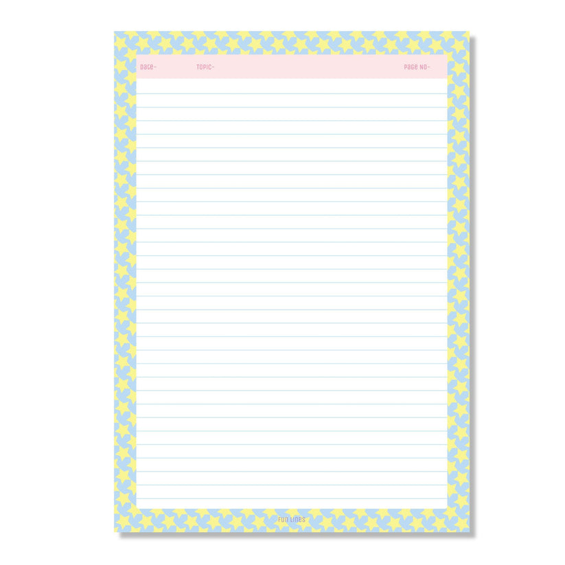 Designer A4 Project Papers For Students – Fun Lines