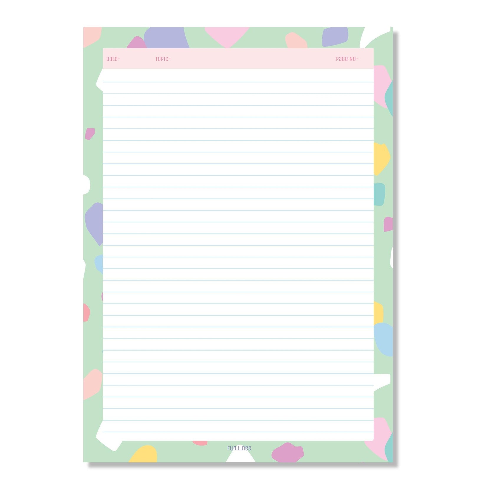 Designer A4 Project Papers For Students – Fun Lines