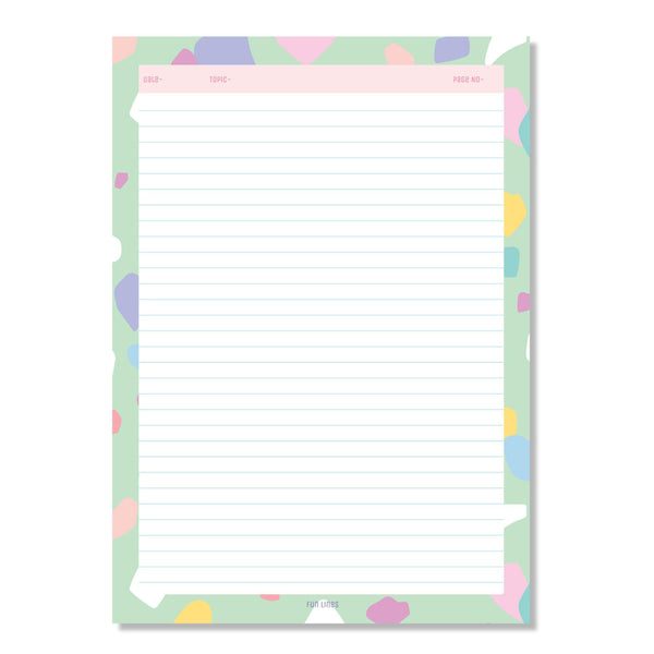 Designer A4 Project Papers For Students – Fun Lines