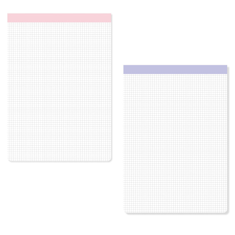 Quad Ruled Paper Pad - Perforated - 100 sheets - 200 pages – Fun Lines